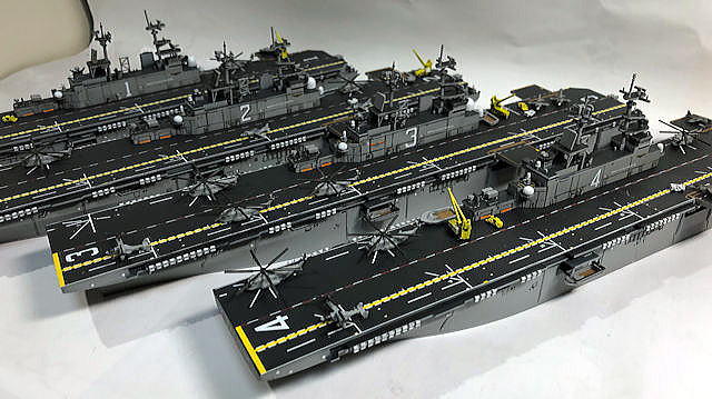 Revell 1／700 AssaultCarrier USS WASP CLASS
